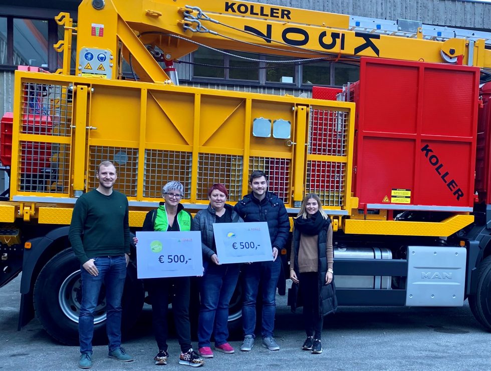 Forsttechnik Koller spendet für uns | Kinder - Krebs & Leben Helfen